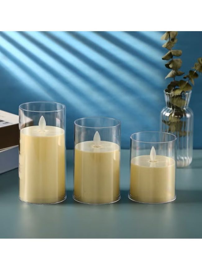 3Pcs LED candle Set - Home Auraa
